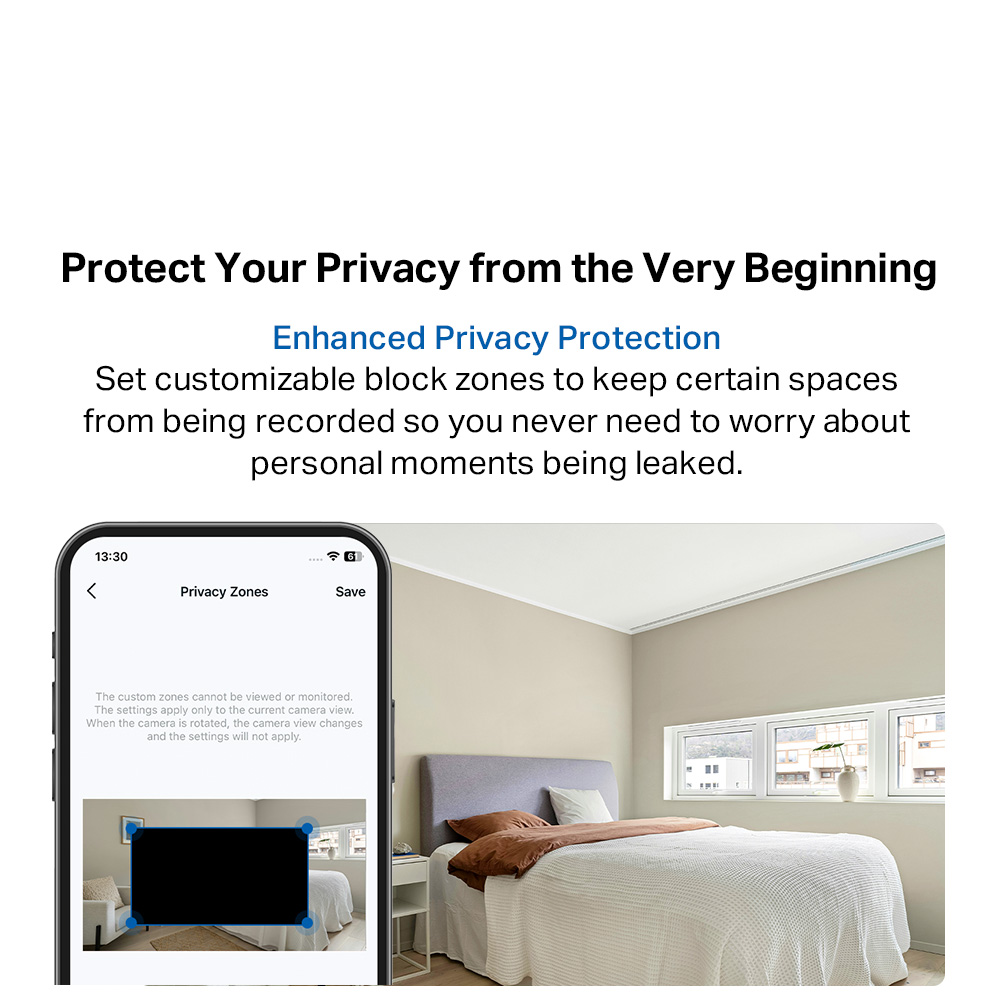 TP-Link Tapo C260 4K 8MP Indoor Camera | Dual-Band WiFi 2.4GHz & 5GHz | Pan Tilt | Face & Pet ...
