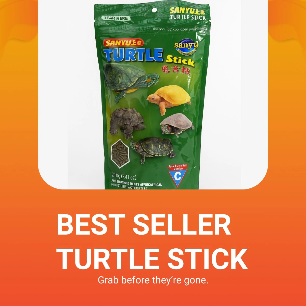 SANYU Turtle stick 210G/100G Stabilised Vitamin C | Shopee Malaysia