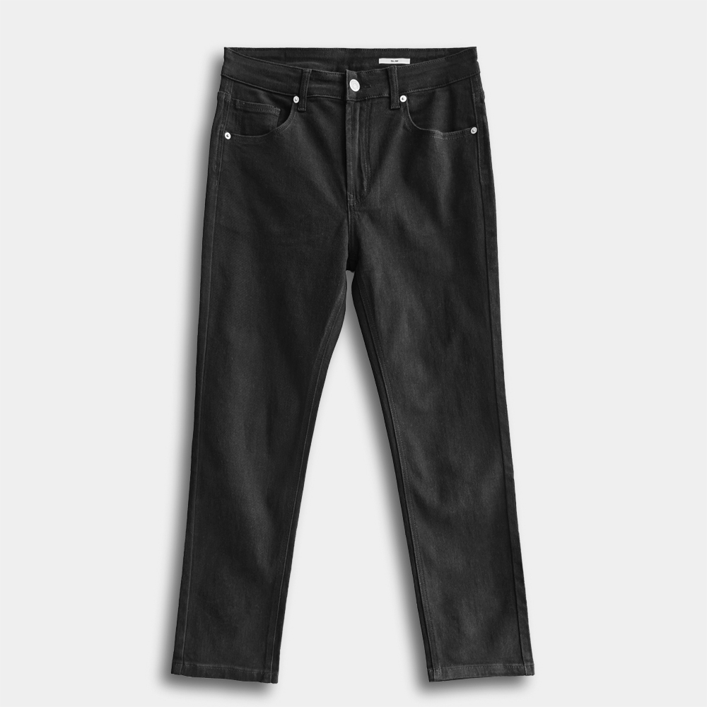 HI STYLE Men Slim Fit Long Jeans - Black - HSF510439 / Seluar Jeans ...