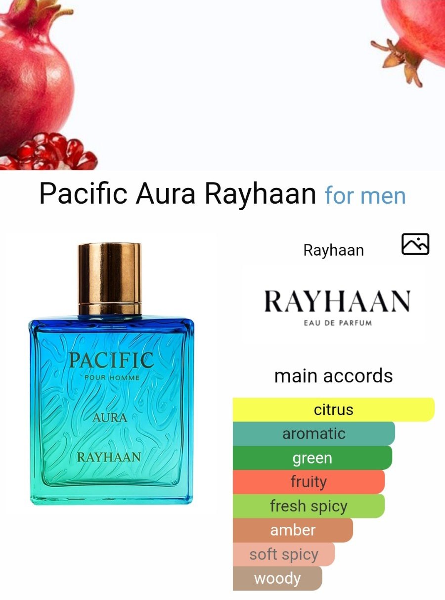 Pacific Aura Rayhaan Eau De Parfum 100ml | Men’s Luxury Arabic Perfume ...