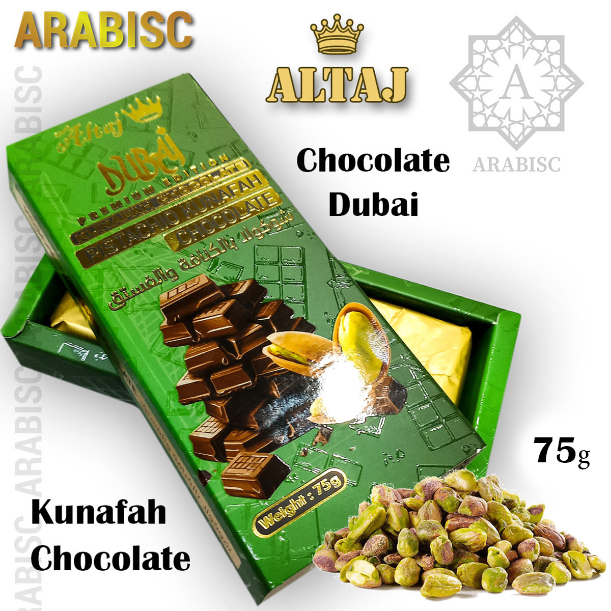 Altaj premium pistachio - Chocolate Kunafa - Viral malaysian dubai fix ...