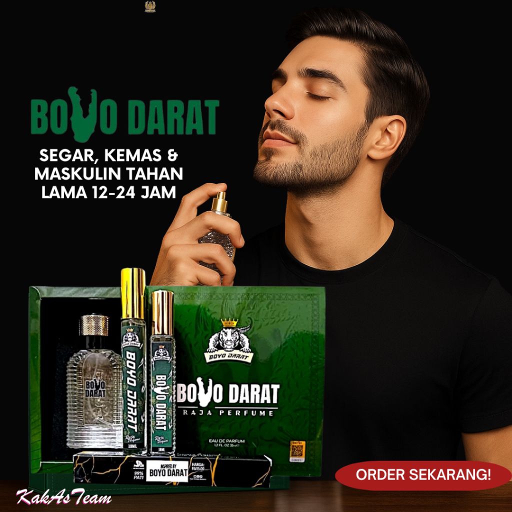Raja Perfume BOYO Jate Tino Putih Temago Darat Emas Scandal , Perfume Premium Lelaki Wanita ...