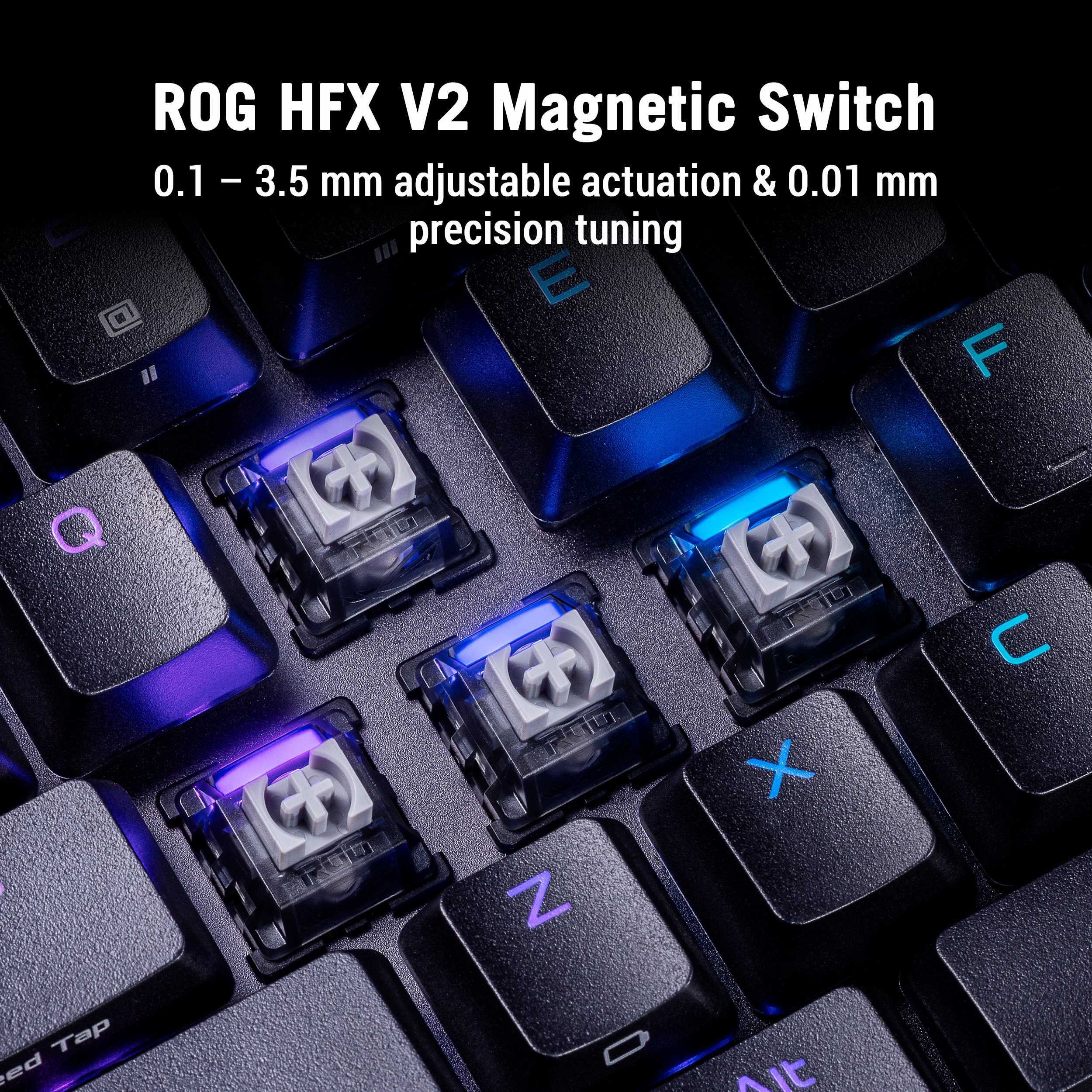 ASUS ROG Falcata M703 75% Split Gaming Keyboard with ergo tilt angle ...