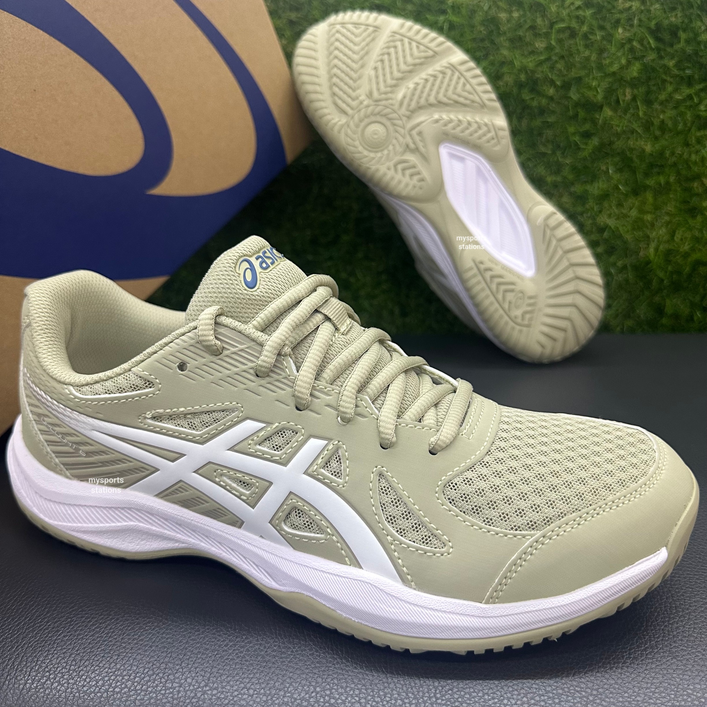 asics Mens Upcourt 6 [1071A104-301] | [1071A104-403] Badminton Shoes | Court Shoes | Kasut ...
