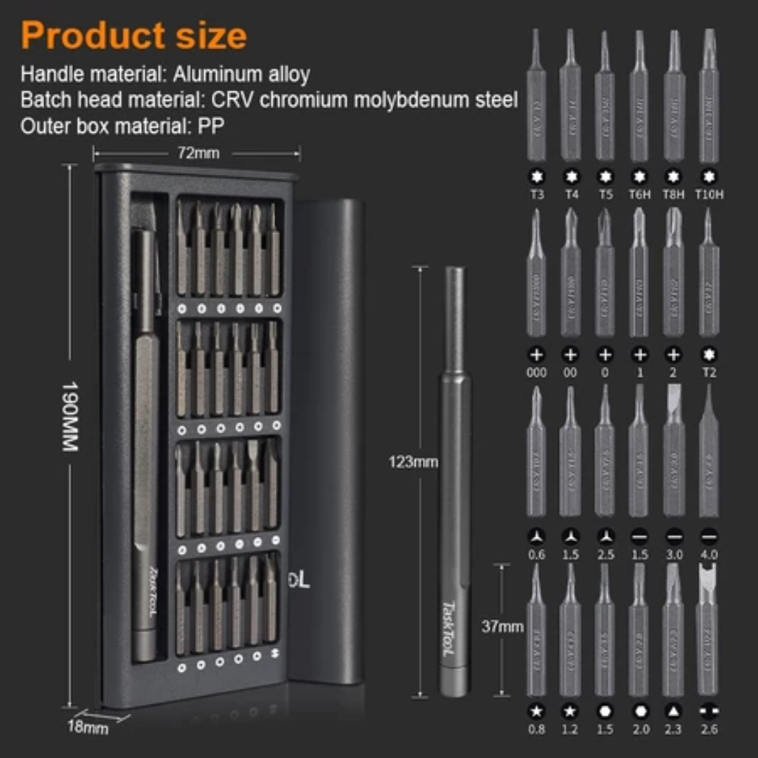 25/48/63PCS Precision Screwdriver Set Magnetic Mini Bit Tools | 25/48 ...