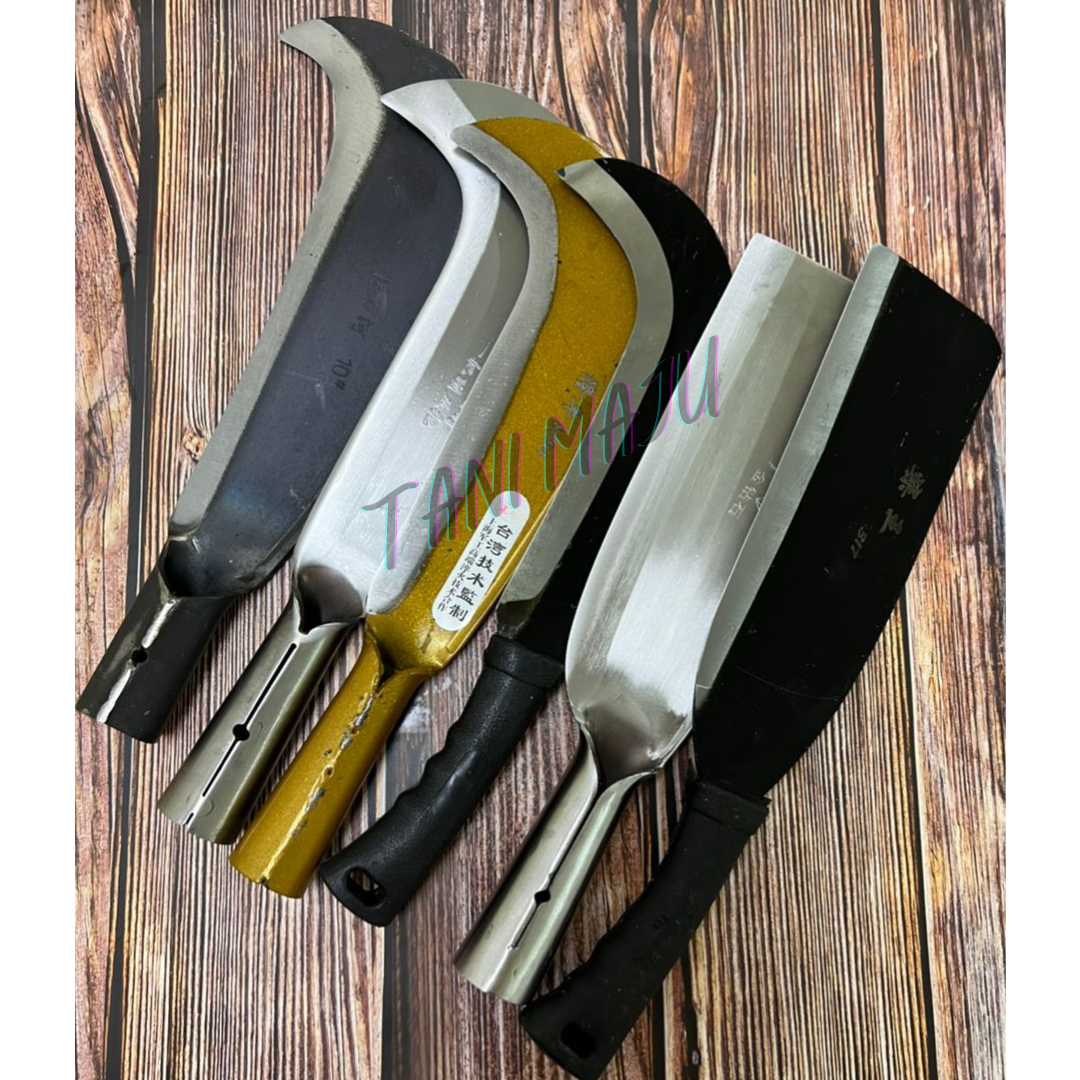 TANI MAJU / Pisau Belah Kayu Parang Pertanian Parang Hutan Outdoor (6 ...