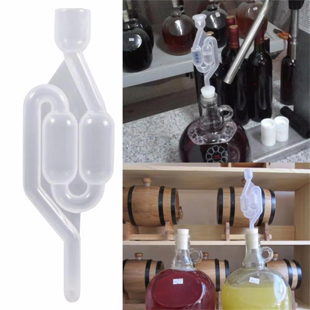 Fermentation Airlock Kit with Stoppers - Plastic Bubbler Airlock for ...