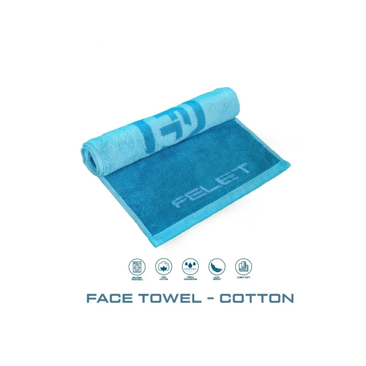 Felet Sports Towel (Premium Cotton) Badminton Tennis Squash (Small ...