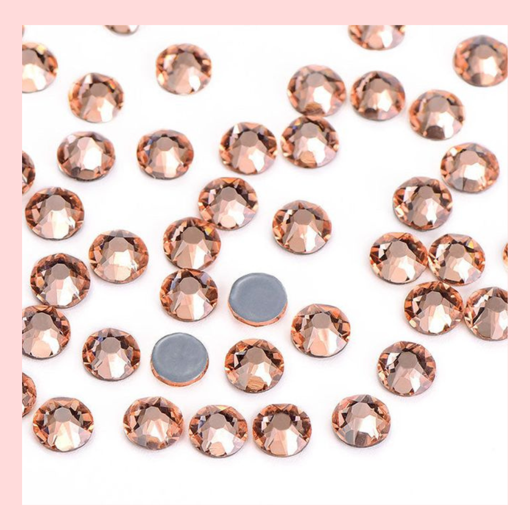 Copy Hotfix Rhinestones Color /Batu Tampal Baju/Tudung/Iron On | Shopee ...