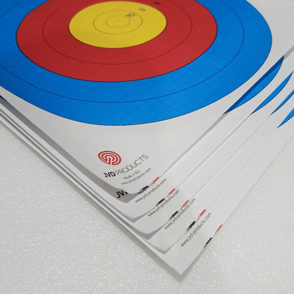 JVD ARCHERY TARGET FACE 80CM CENTER 6 RING (KERTAS TARGET SAHAJA ...