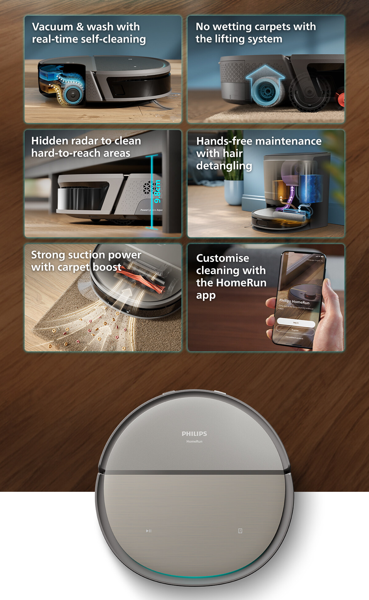 [NEW] PHILIPS 2-in-1 Vacuum & Wash Robot 9000 Series – XU9100/10 ...