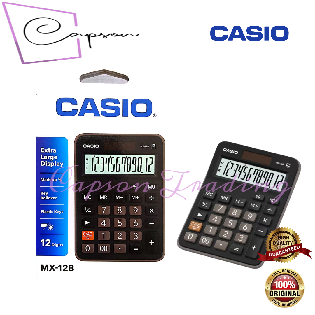 Casio MX-12B (Mini Desk Type) *ORIGINAL* | Shopee Malaysia