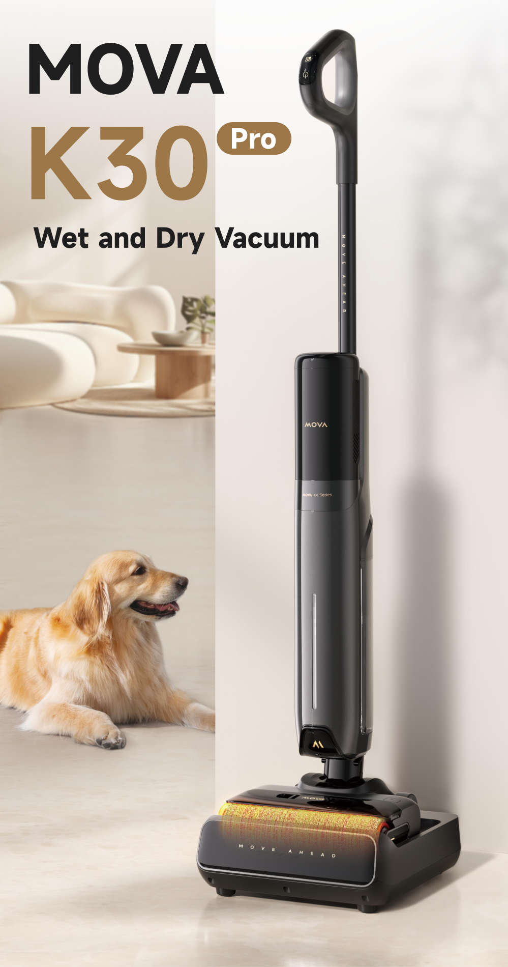 【All-New Upgrade】MOVA K30 Pro Wet Dry Floor Washer & Vacuum Cleaner ...