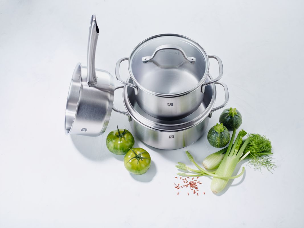 ZWILLING Flow 5-piece cookware set, 18/10 stainless steel | Shopee Malaysia