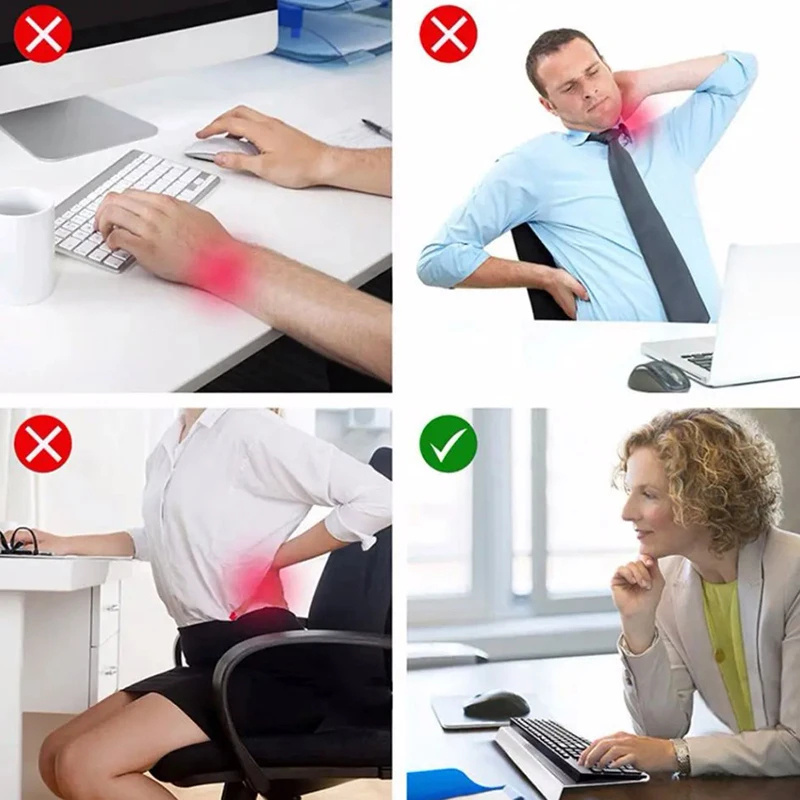 Clear Acrylic Tilted Keyboard Holder/Ergonomic Non-Slip Lifting Tray 16 ...