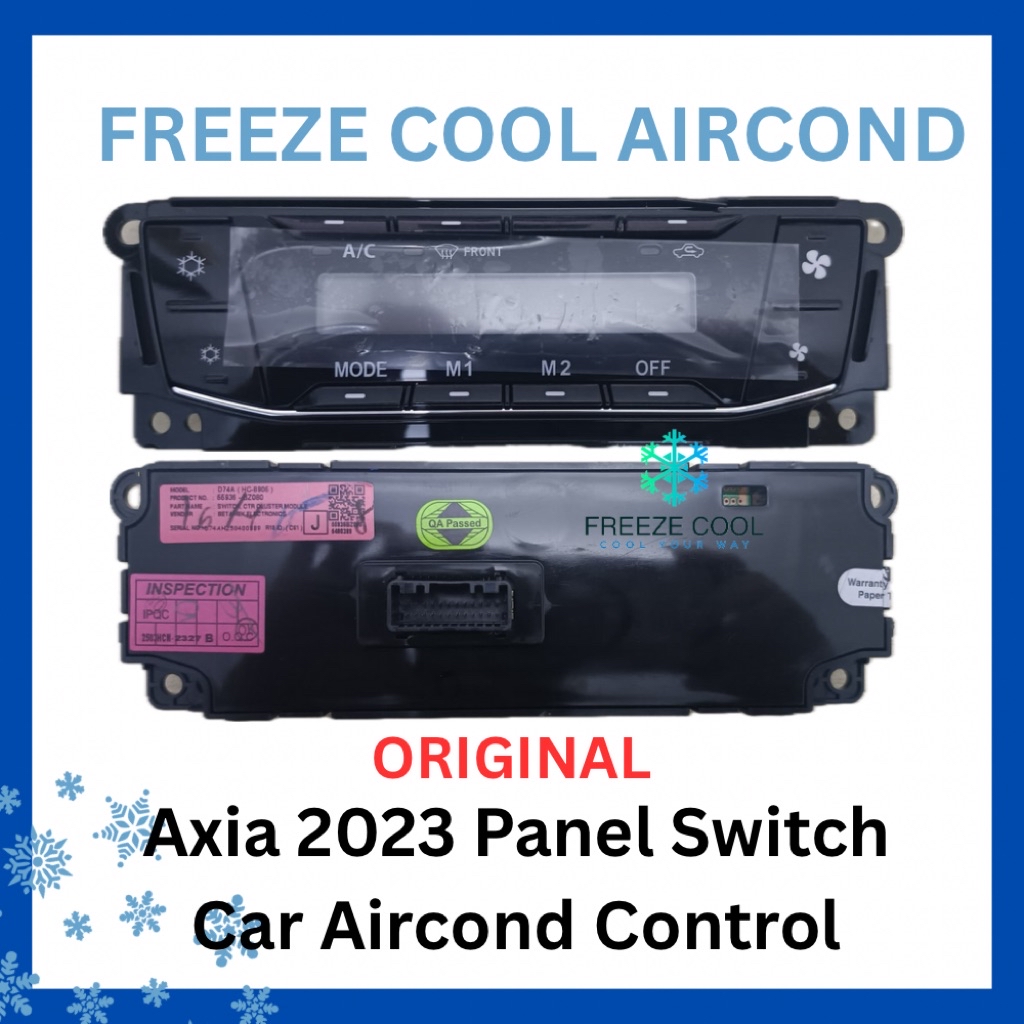 🔥Original 🔥 Alza • Ativa • Axia 2023 Aircond Panel Switch | Shopee Malaysia