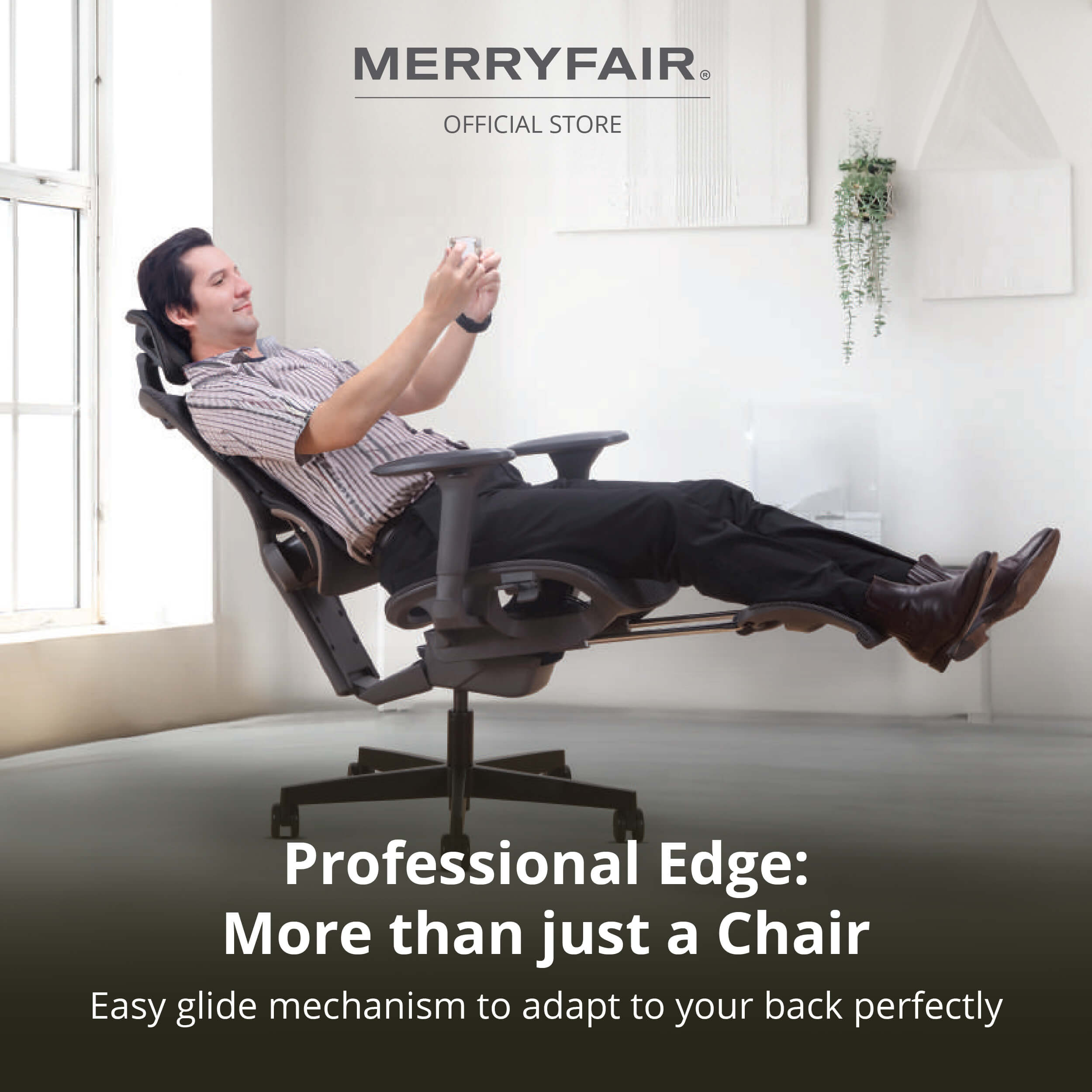 Merryfair ZENIT Ergonomic Office Chair for Back Pain – Premium Mesh ...