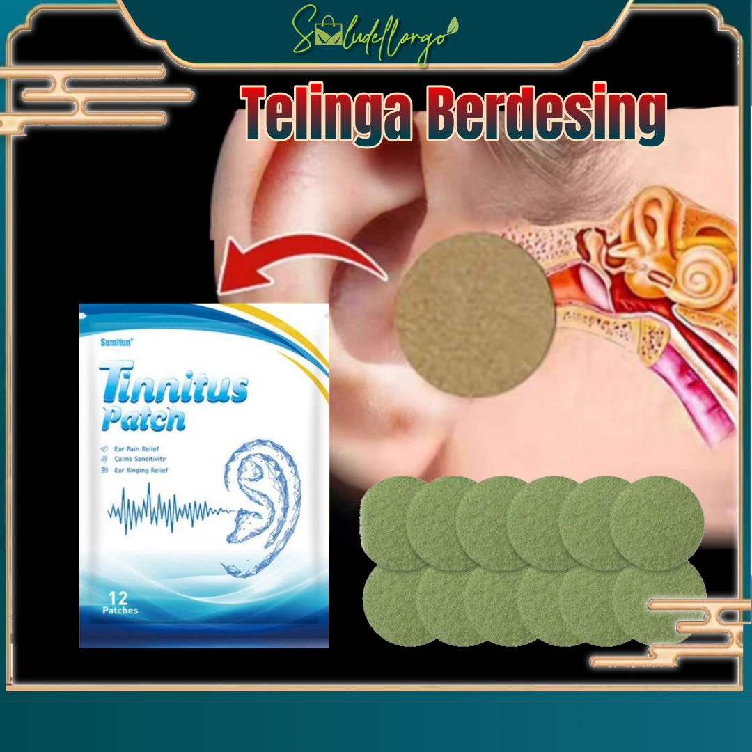 Tinnitus Patch 耳鸣贴 Sumifun Hearing Loss Earache Buzzing Ear Deafness Telinga Berdesing | Shopee ...