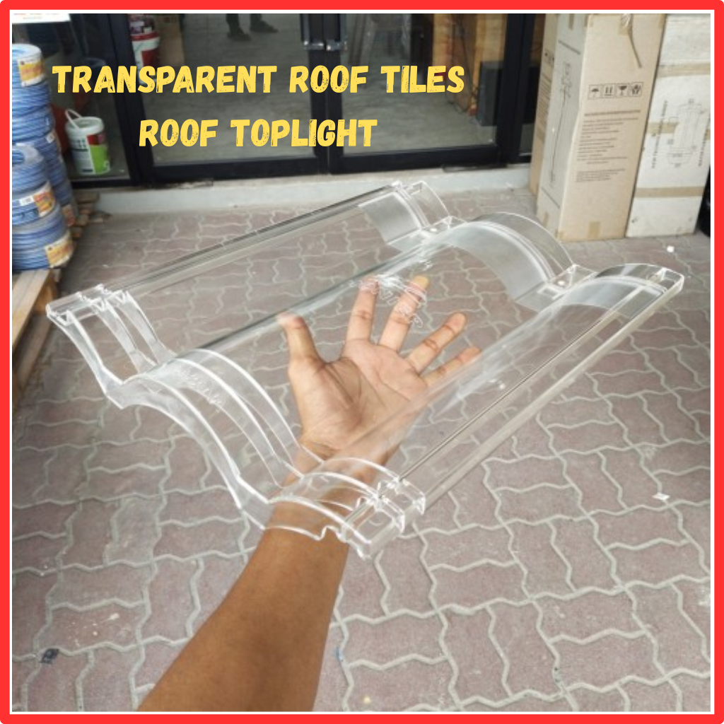 ELABANA TOPLIGHT Transparent Natural Light Roof Tiles / Transparent ...