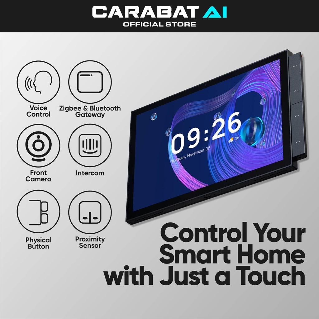 Carabat 10-inch Touch Screen Control Panel MAX | Tuya Zigbee Wifi ...