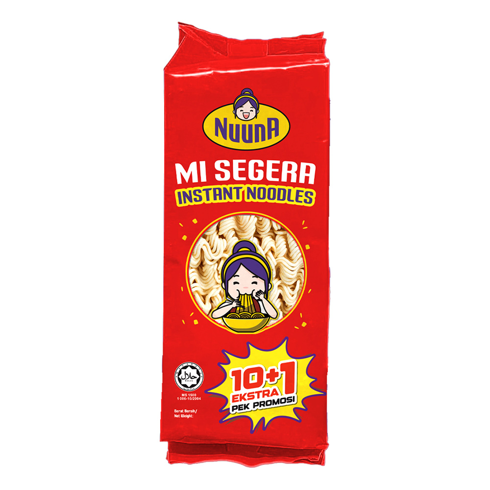 NUUNA Instant Noodles (10+1) 770g / NUUNA Mi Segera (10+1) 770g ...