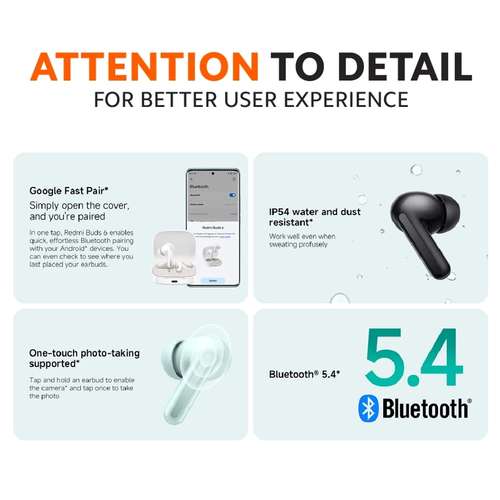 Xiaomi Earbuds Redmi Buds 6 Lite/7S Advanced Noise Cancellation ...