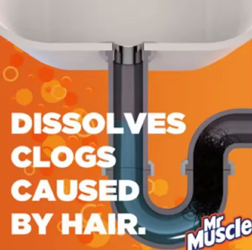 Mr. Muscle Sink & Drain Declogger (500ml) | Shopee Malaysia