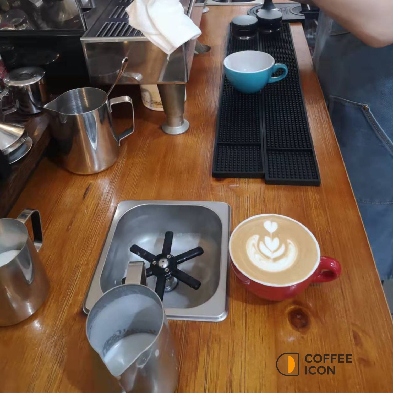 [Coffee Icon] Cup Rinser Stainless Steel Small In-Bench Basin / Barista ...