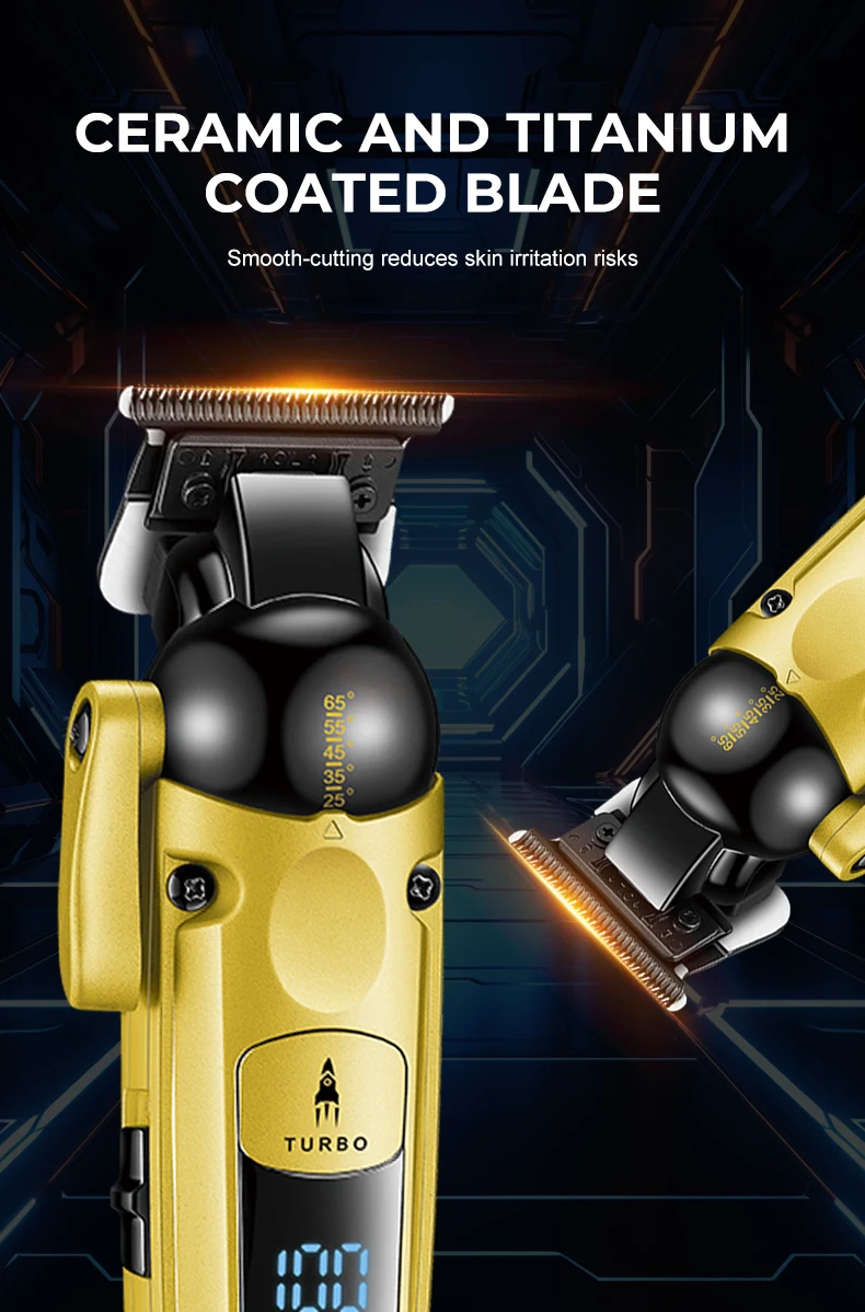 VGR V-274 Adjustable Angle Hair Trimmer Barber Clipper Hair Cutting ...