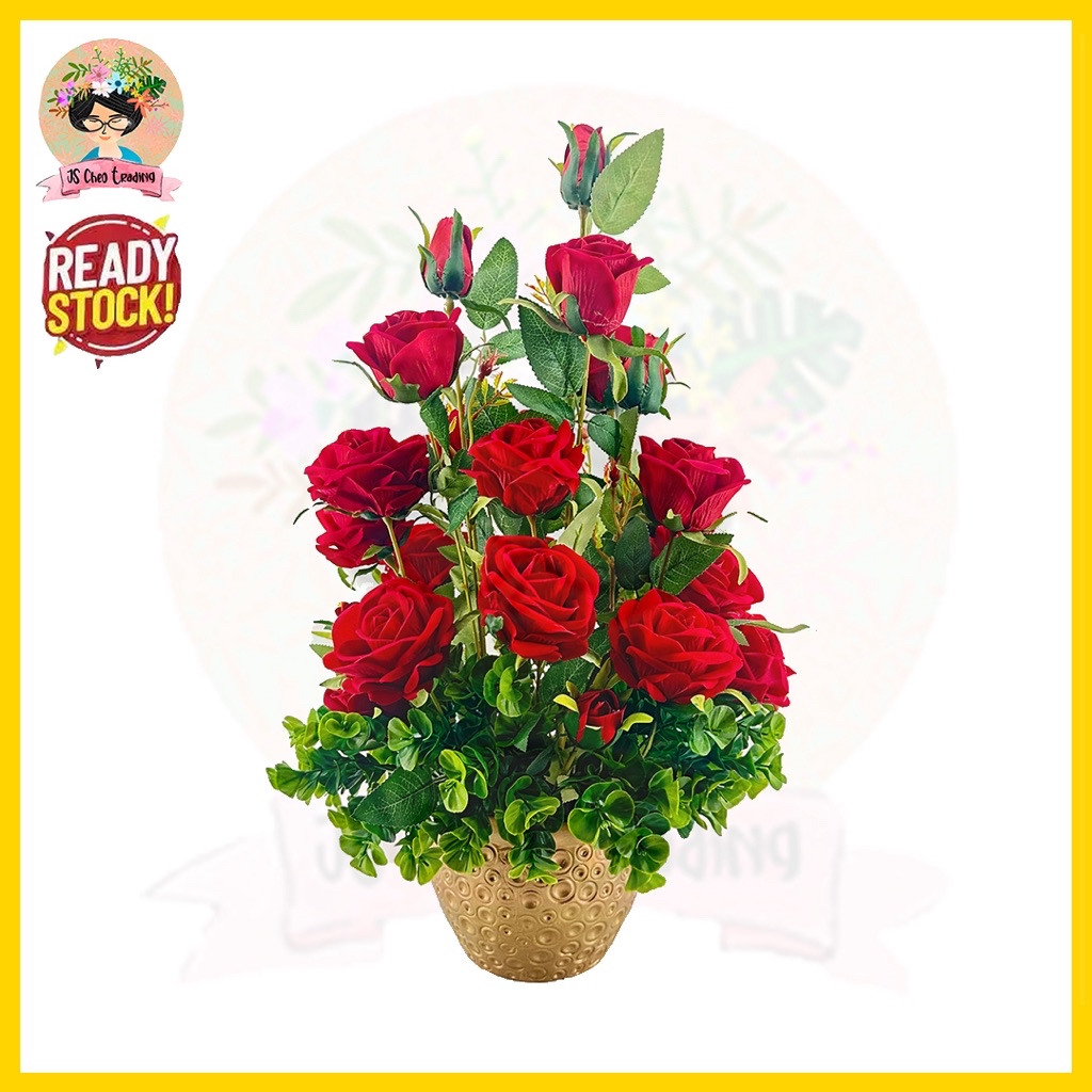 Gubahan bunga roses siap pasu/20Heads High Quality Bunga Rose/Bunga ...