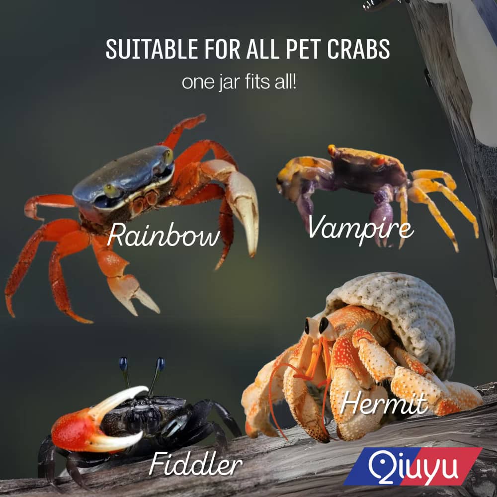 Qiuyu Crab Bits 100g Freshwater Pet Crab Food feed Makanan Ketam Air ...