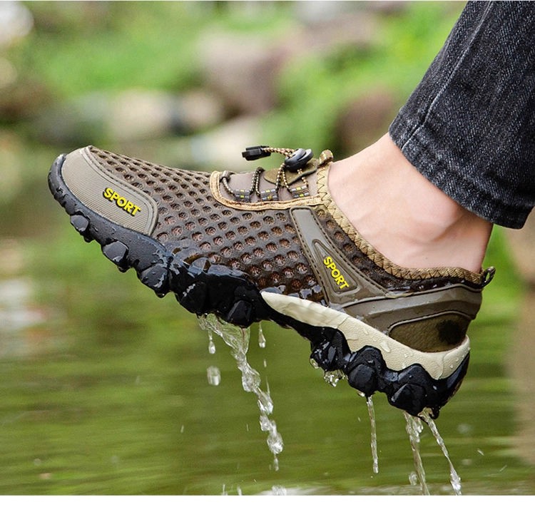 Hiking For Outdoor Sports Non-Slip Breathable Mesh Men's Quick-dry ...