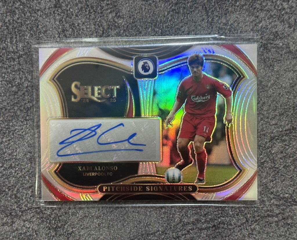 2024-25 Panini Select EPL Xabi Alonso Auto Pitchside Signatures ...