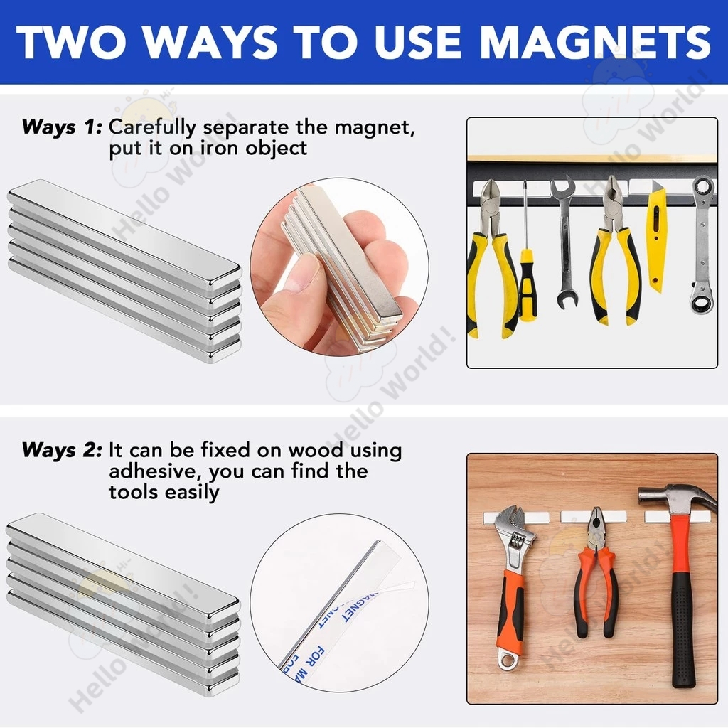 Neodymium Magnets, Strong Magnets Extremely Powerful Magnets Bar ...