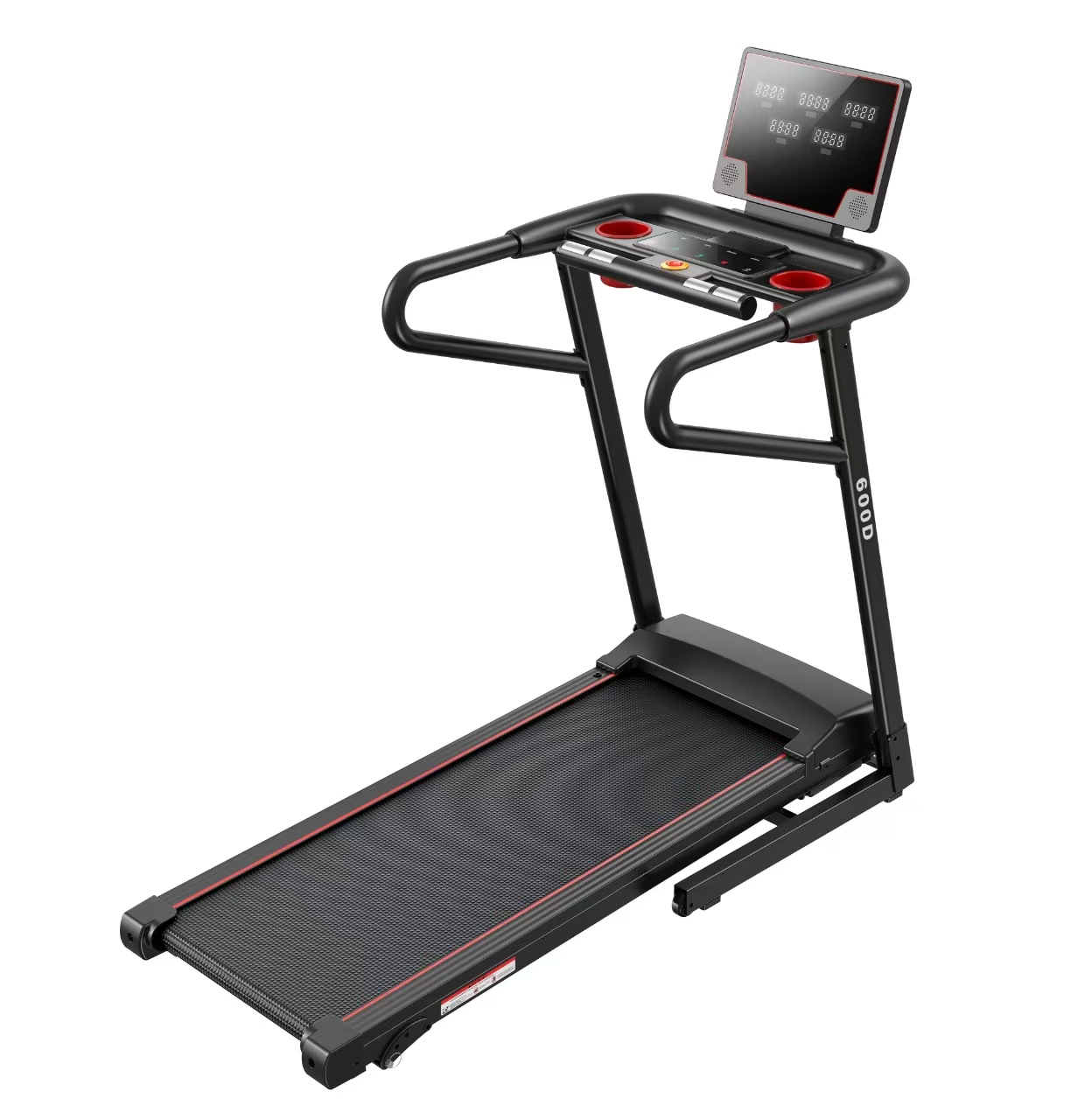 MY-HI 600D Inclination Treadmill Multi-Function Machine Foldable APP ...