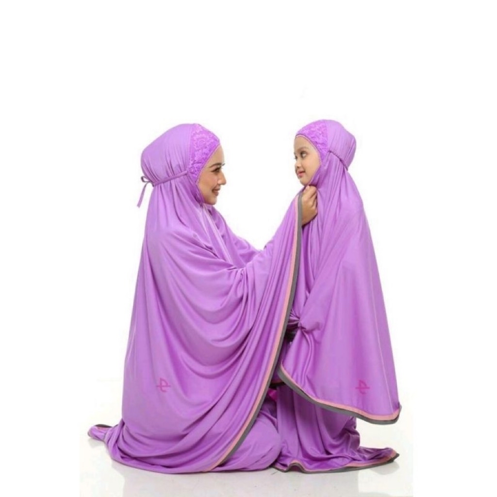 🔥 TELEKUNG ARAFAH BUDAK (3-14 TAHUN) - KAIN VISKOS LACE, BAJU SOLAT ...