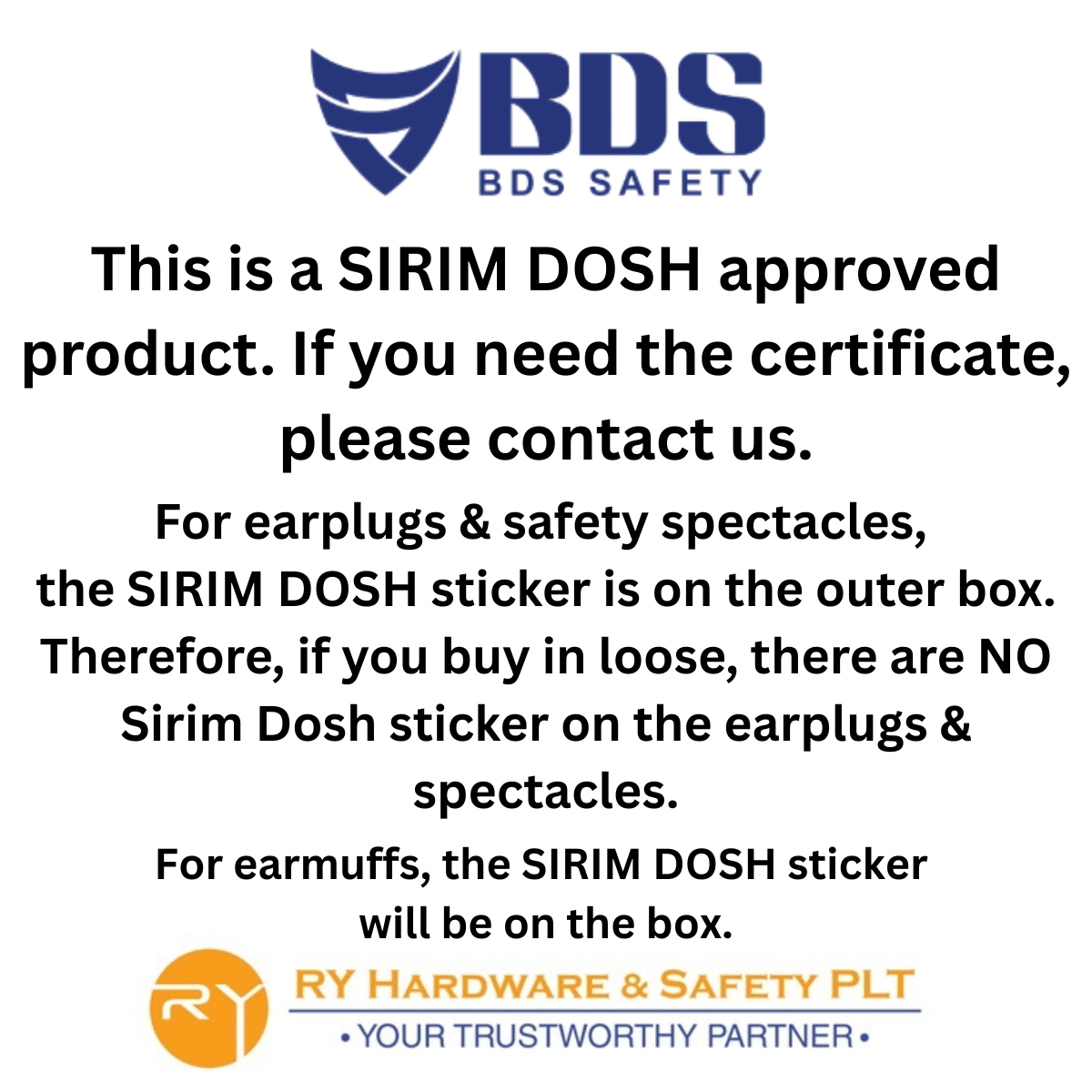 [SIRIM DOSH] BDS EM-5008 Headband Over-The-Head Safety Earmuff Ear ...