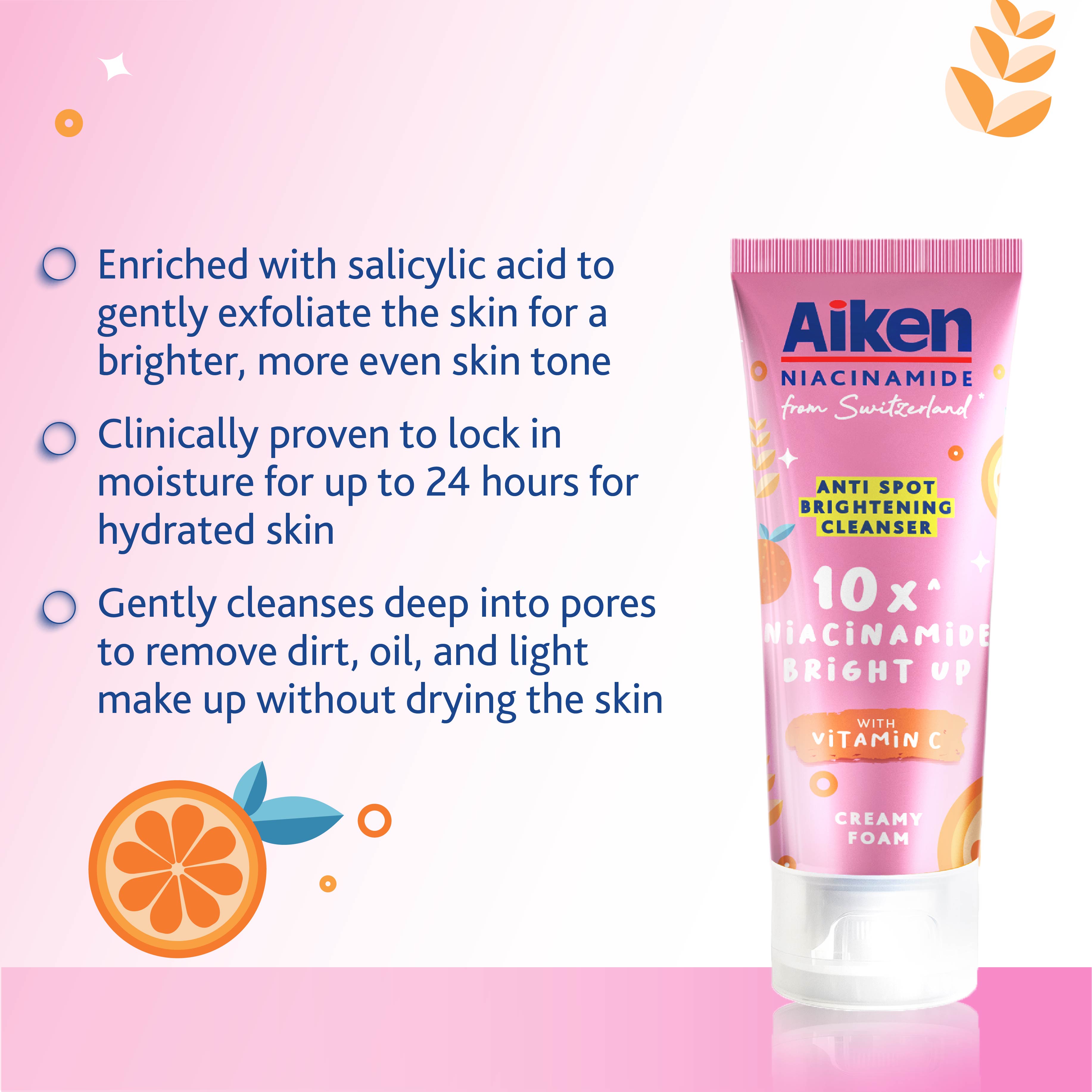 Aiken Niacinamide Bright Full Set | Smooth Skin | SPF50+ PA ...