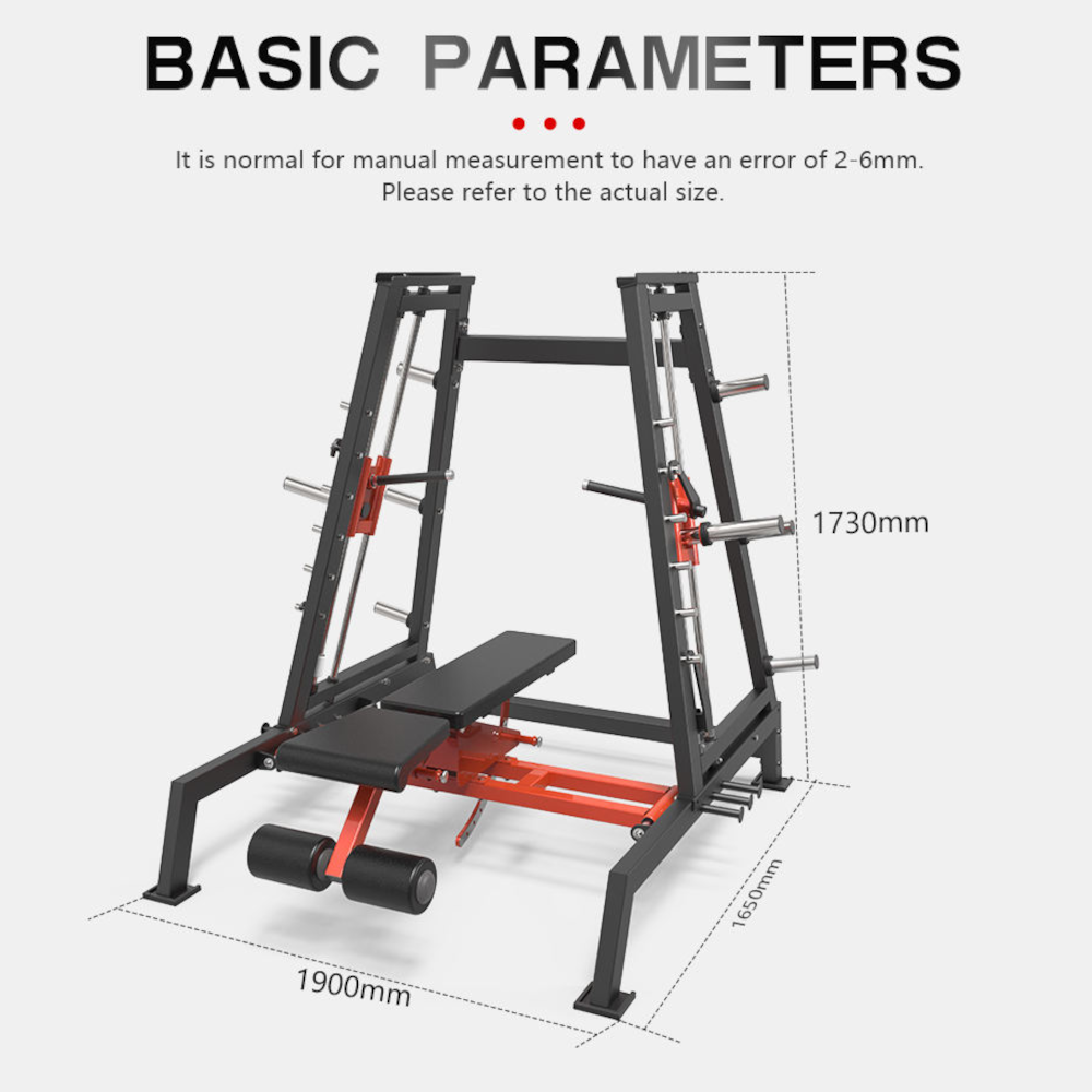 Smith Machine Bench Press Converging Commercial Plate Loaded Machine ...