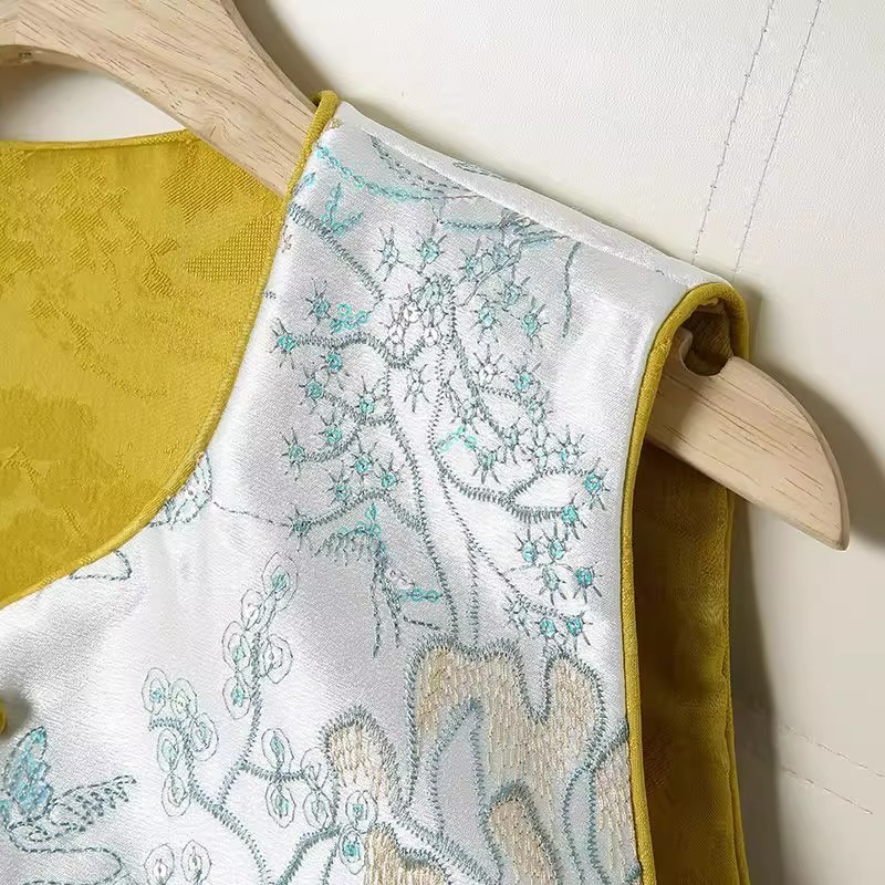 Chinese style vest, embroidered vest for women, outerwear, 2025 new ...