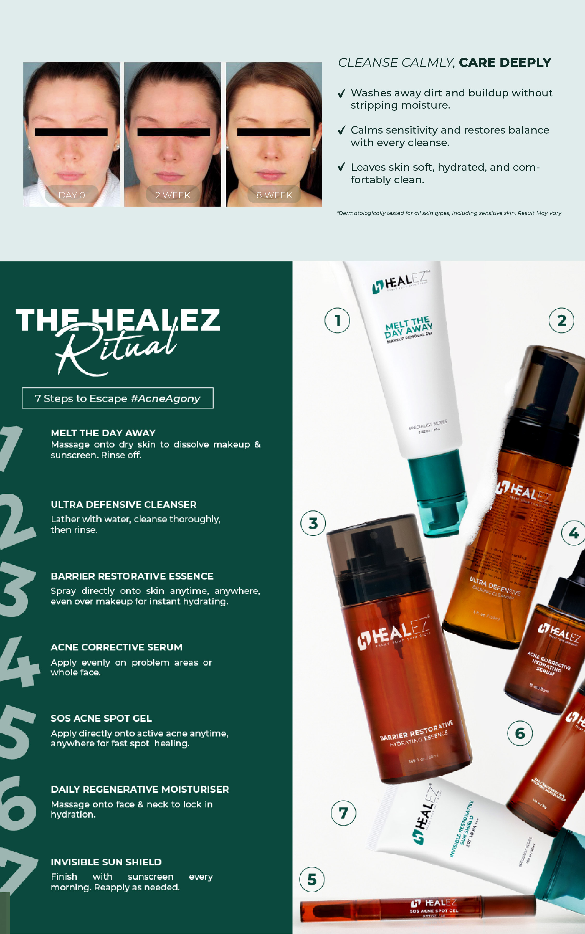 HEALEZ Ultra Defensive Calming Cleanser - Variant Size | Shopee Malaysia