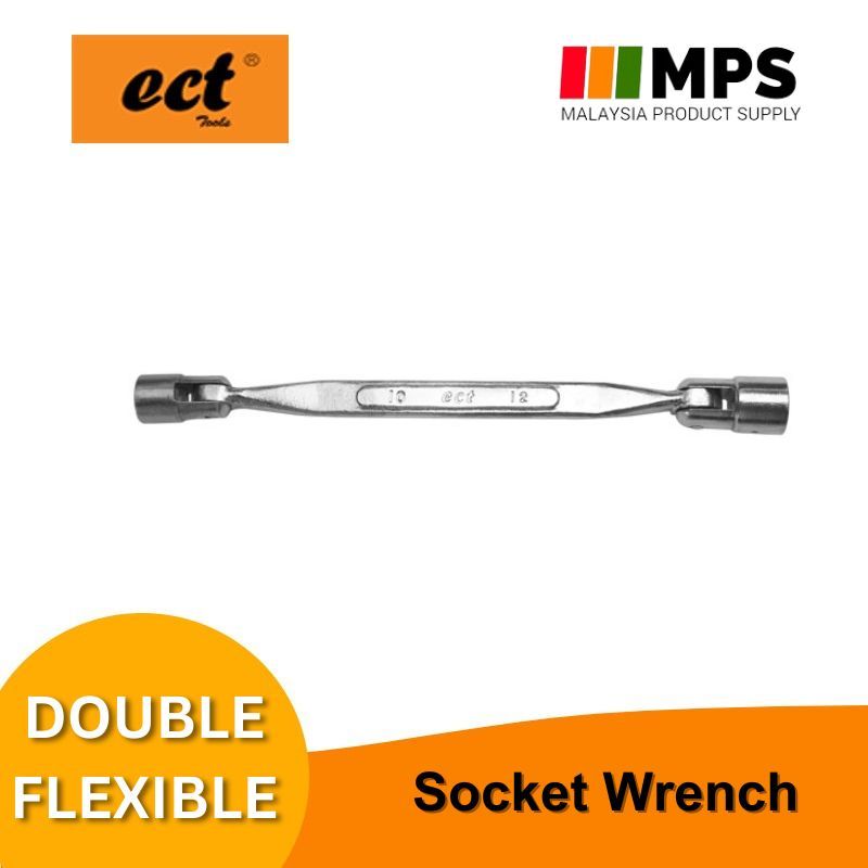 ECT Double Flexible Socket Wrench Double End Spanner Spanar Hidup ...