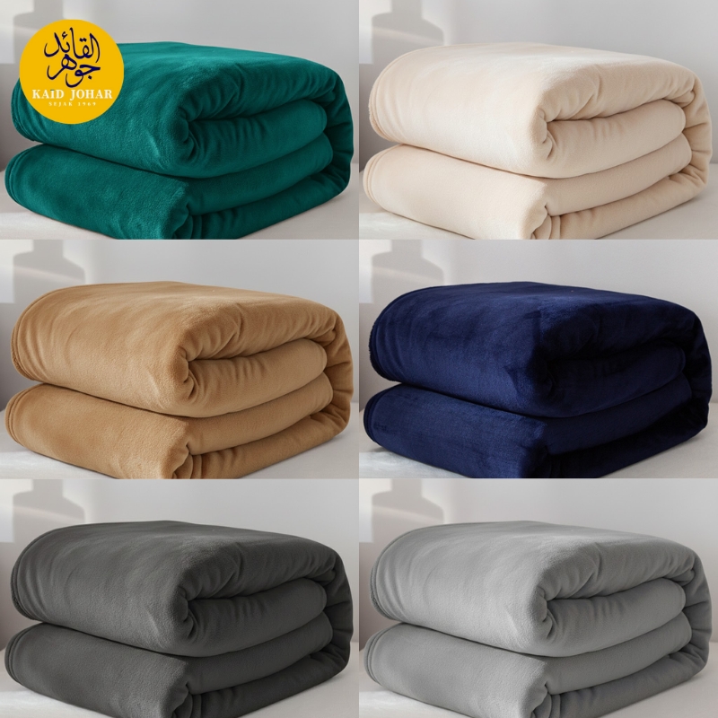 Selimut Baldu Gebu Flannel Velvet | Plush Throw Blanket Sofa Office ...