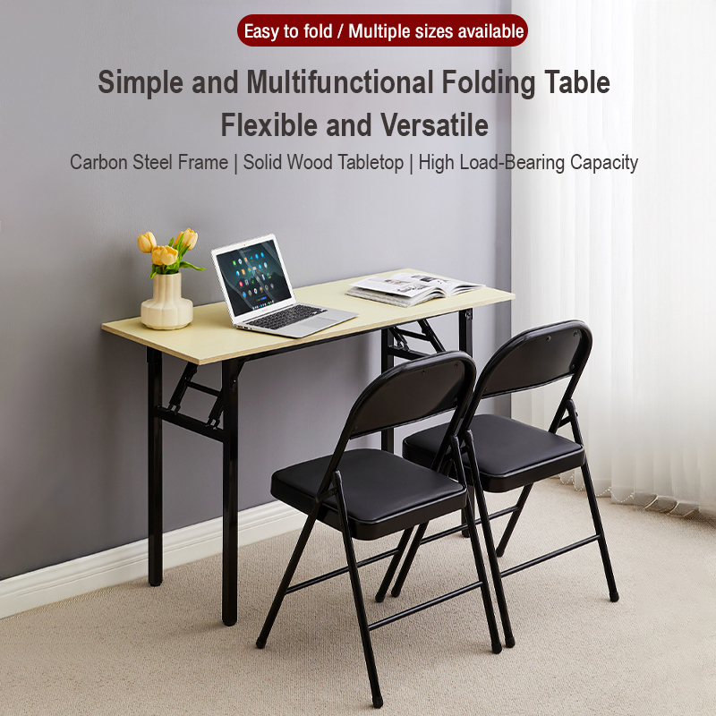 GB 140/120/100/80CM Foldable Banquet Table Folding Table Meja Belajar ...