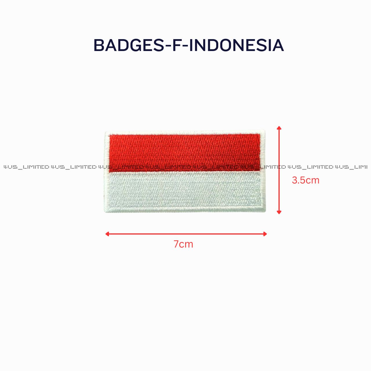 EMBROIDERY LOGO BADGES INDONESIA FLAG | SABAH FLAG | SARAWAK FLAG ...
