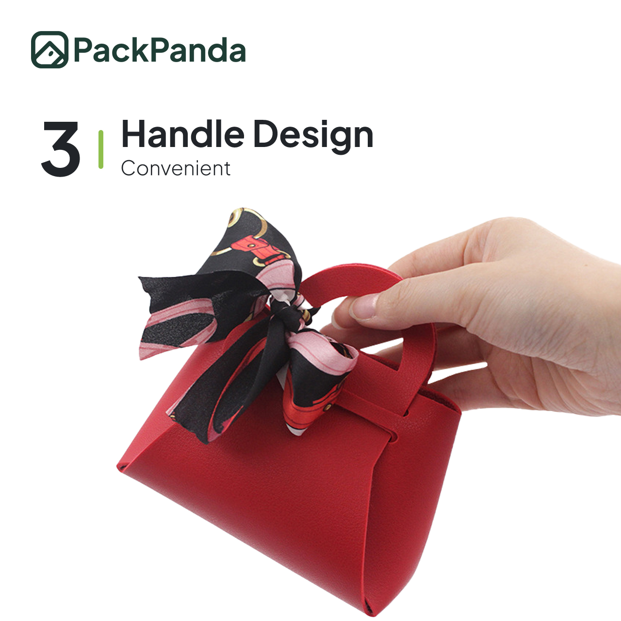 Beg Goodies Kahwin PU Leather Door Gift Bag Scarf Cenderahati Beg ...