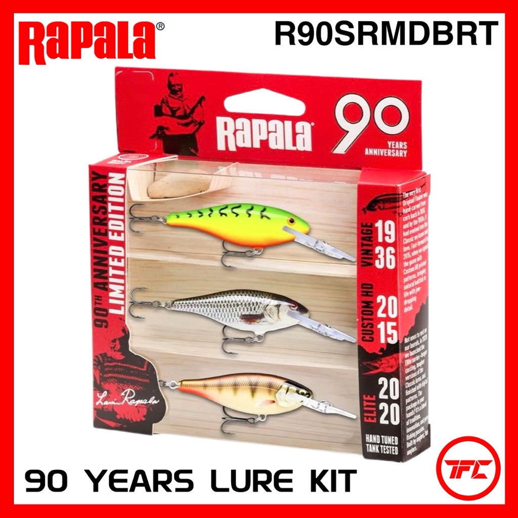 2026 RAPALA 90 Years Anniversary Lure Kit Set Limited Edition 90th ...