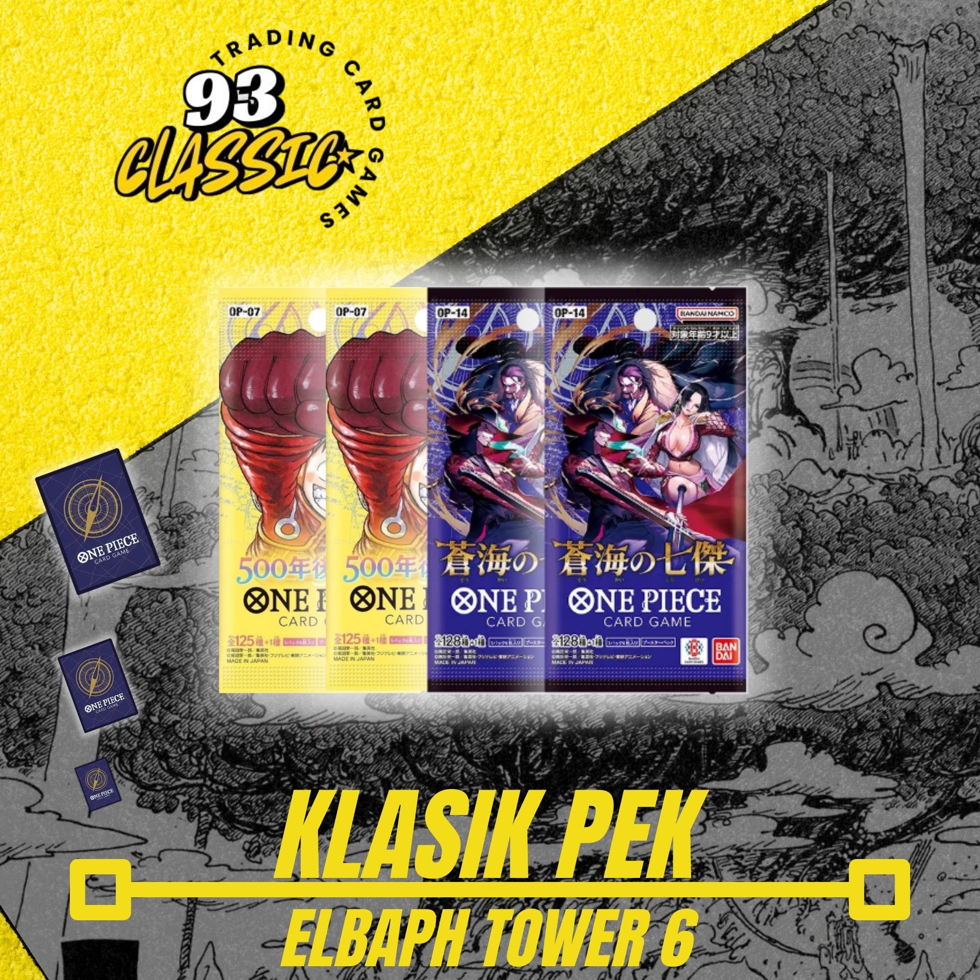 ELBAPH TOWER 6 MAP 1 BATTLE RED MANGA ONE PIECE CARD GAMES [LIVE RIP ...