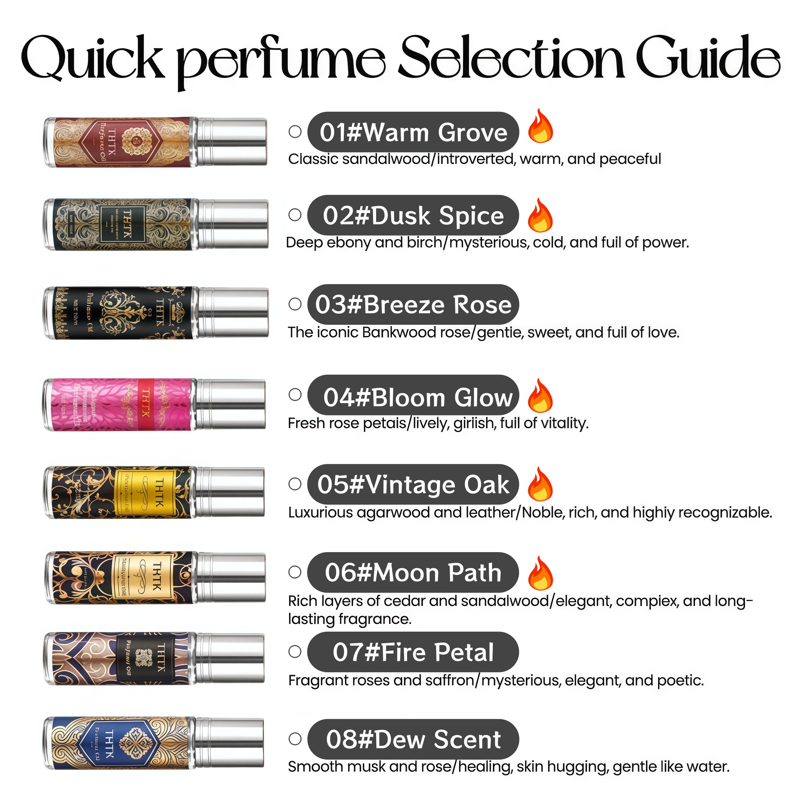 Roll-on Perfume Oil 10ML Wani Wangi Mini Badan Yang Tahan Lama Kayu ...