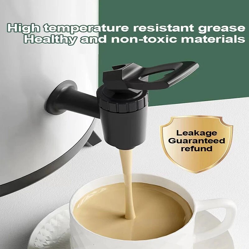 [Macaron] 6L-14L Stainless Steel Milk Tea Bucket Insulated Thermos ...